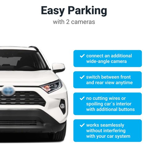 Toyota RAV4 Front Backup Camera Control Connection Kit Smart Car Camera ...